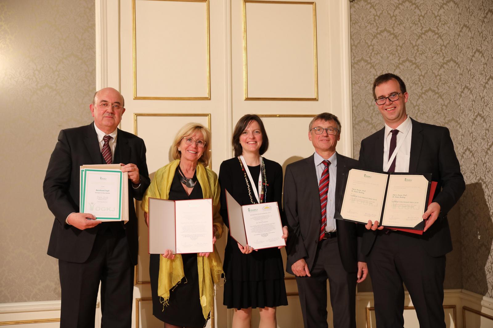 Dr. Reinhard Topf mit „August von Reuss-Medaille“ ausgezeichnet · BÖP